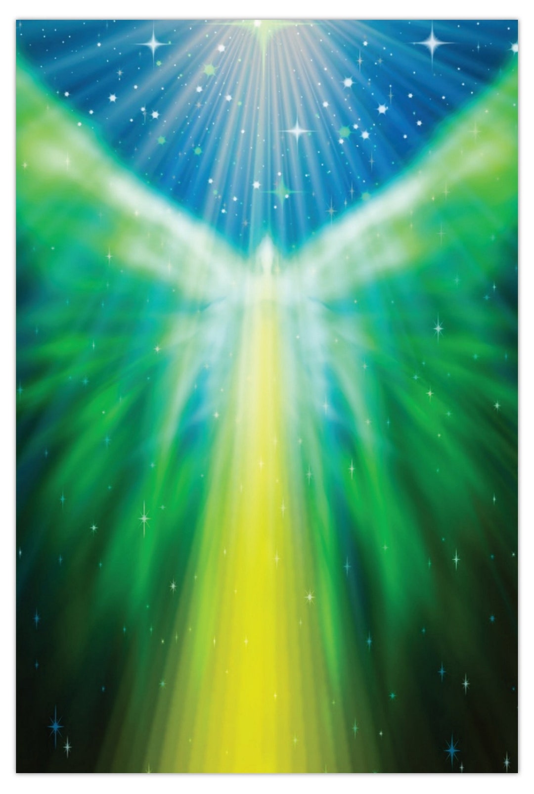 Healing With Archangel Raphael Print - Includes A Personalized Angel ...
