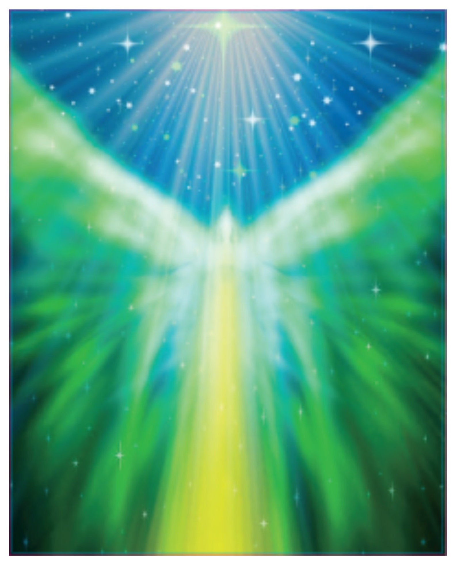 Healing Angel 8 X 10 Print Archangel Raphael Includes an - Etsy