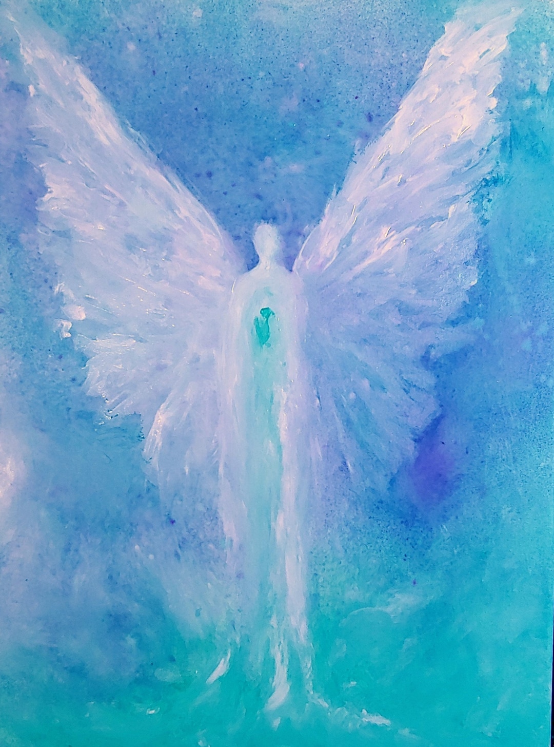 Angel of Divine Light - This Painting Comes With an Intuitive Message ...