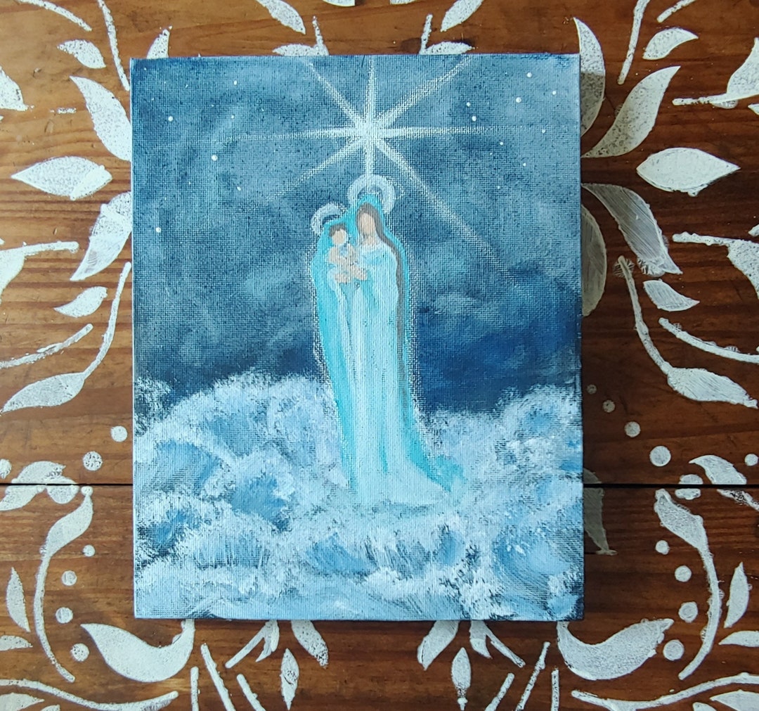 Our Lady Star of the Sea Stella Maris Original Painting - Etsy