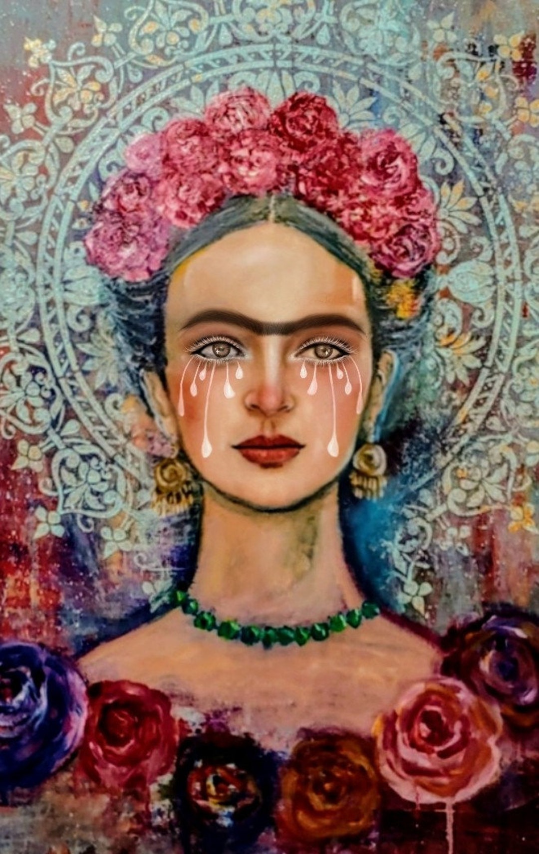 Frida Kahlo - Tears - Print - Etsy