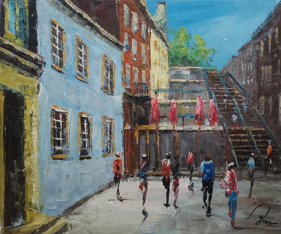 Escalier Casse-cou Breakneck Steps Quebec City QC - Etsy