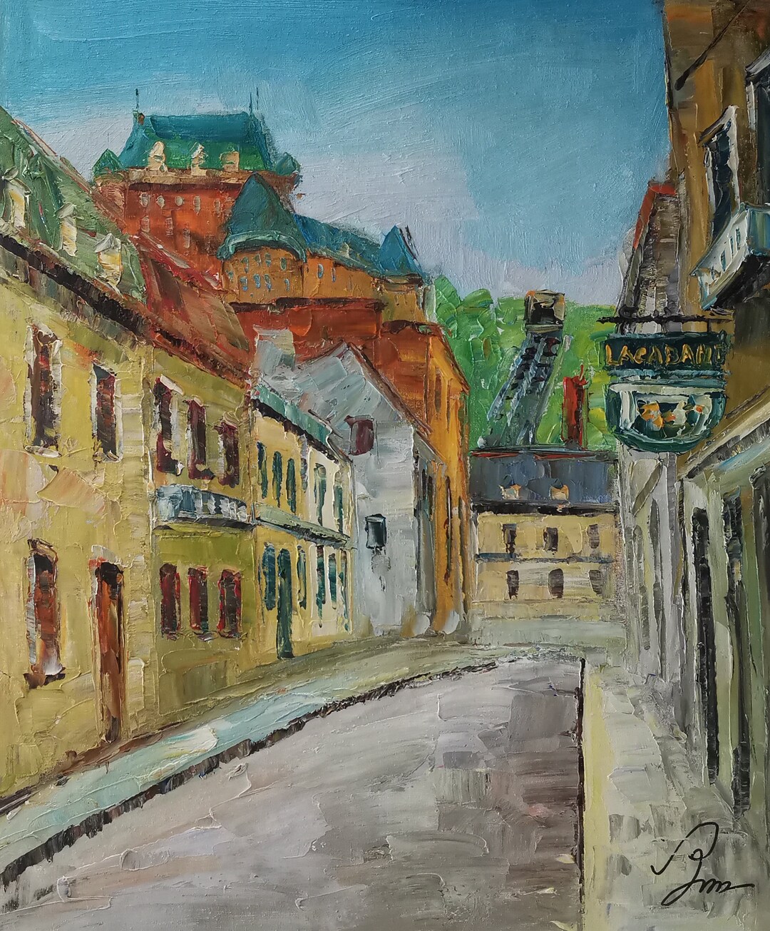 Château Frontenac, Old Quebec City-koking Fort-g259-home Decor Holiday ...