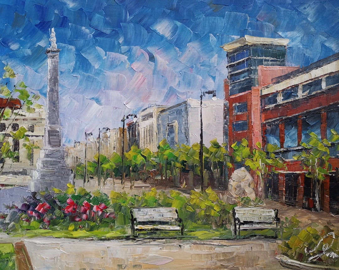 Racine Wisconsin Monument Square-koking Fort-k1658-home Decor Holiday ...