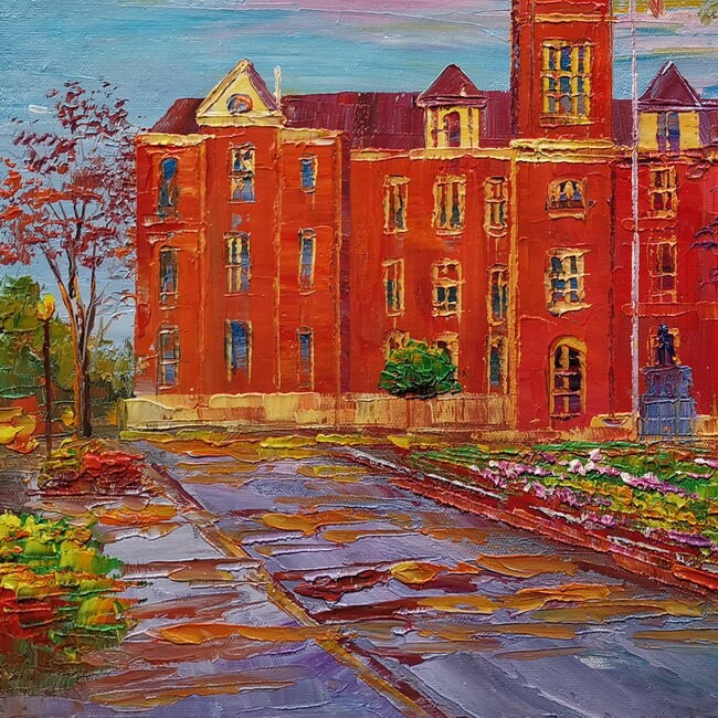 Campus Tillman Hall in University Klugh Avenue Clemson - Etsy