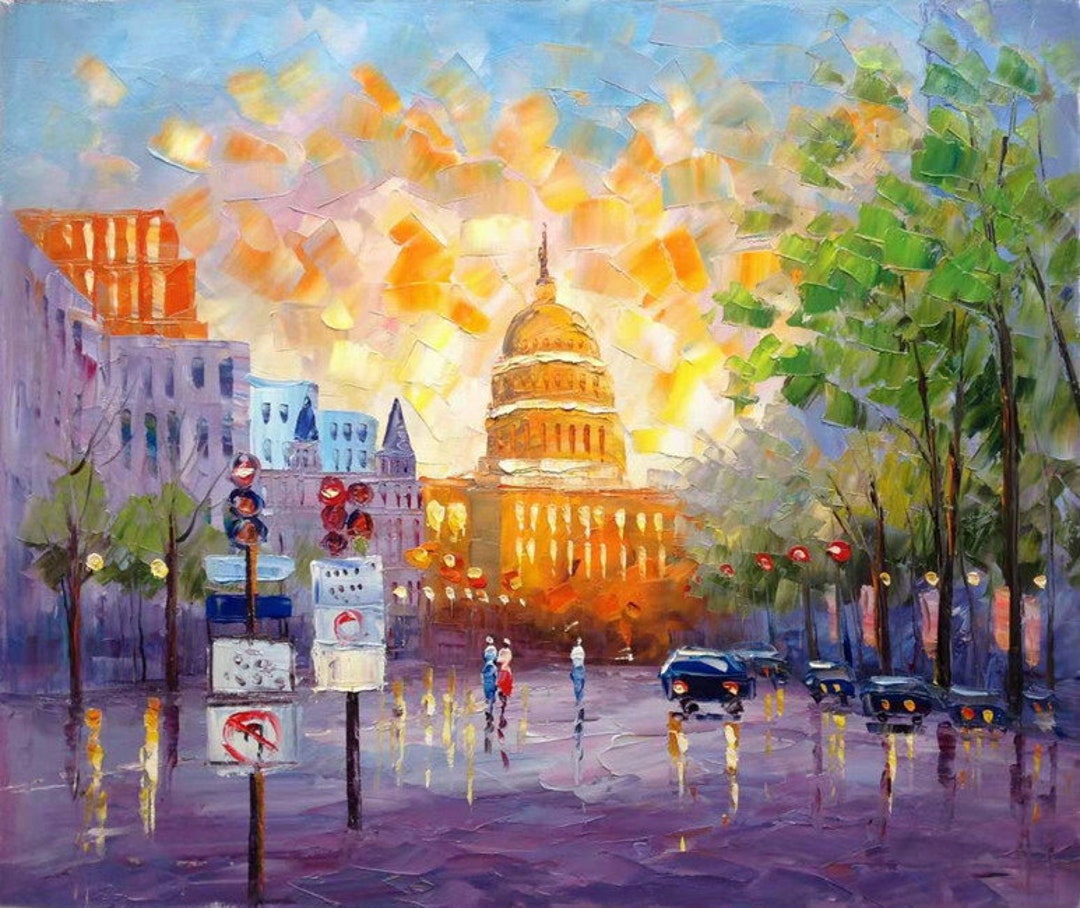 US Capitol Building , Pennsylvania Ave at Dusk-koking Fort-k383-home ...