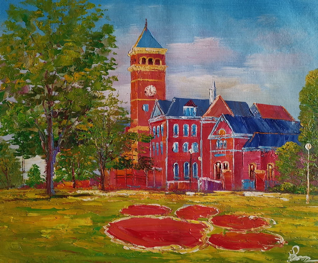 Tiger Paw Tillman Hall in University, Klugh Avenue Clemson, Sc-koking ...