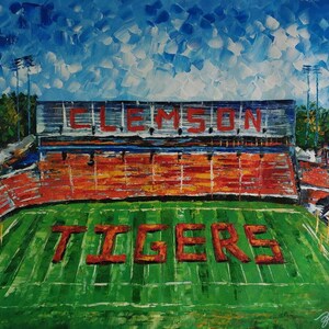 Tigers Mark, Memorial Stadium,clemson, South Carolina-koking Fort-h4 ...