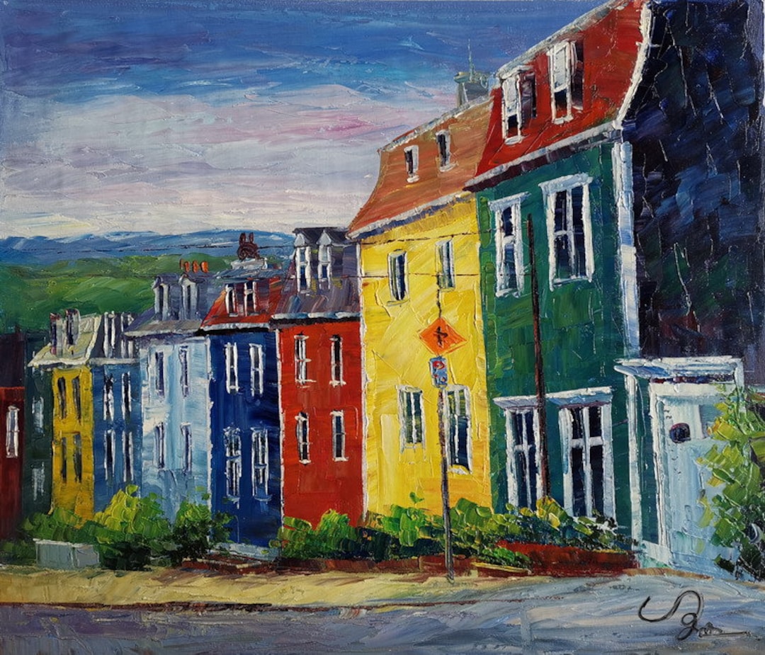 Row Houses, St. John's, Newfoundland, Canada-koking Fort-k1480-home ...