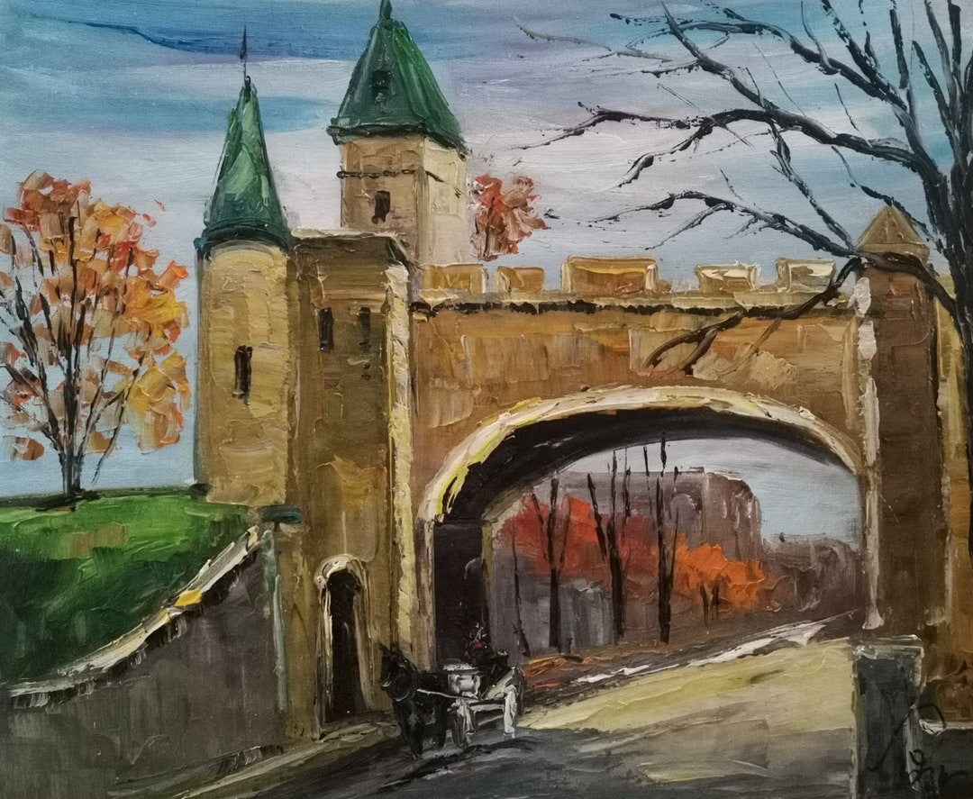 Ramparts of Old Quebec City, Quebec, Canada-koking Fort-g437-home Decor ...