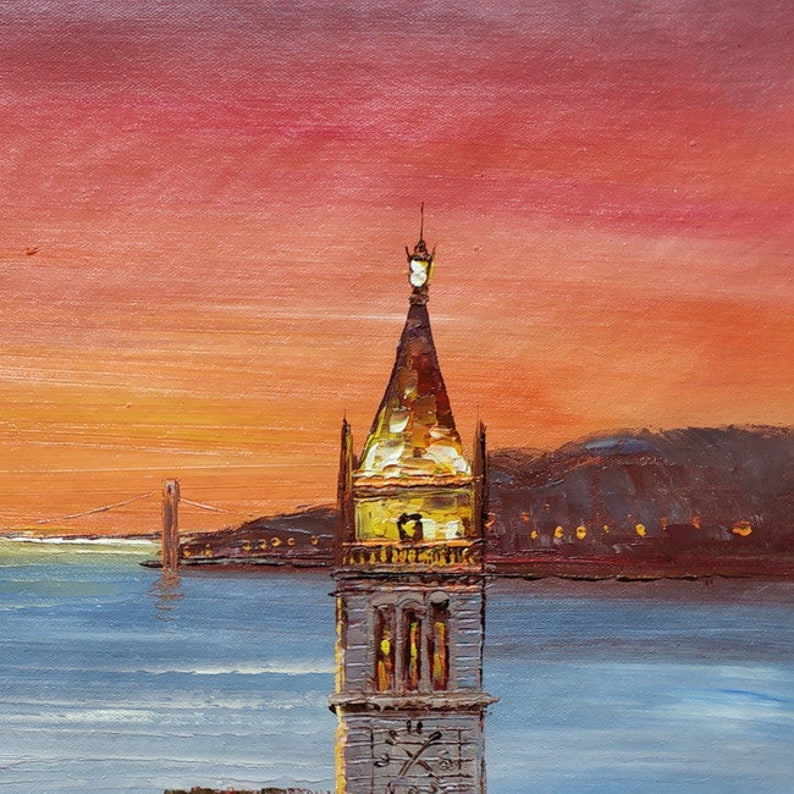 Sather Tower & Bridge Morning Viewed From University of - Etsy