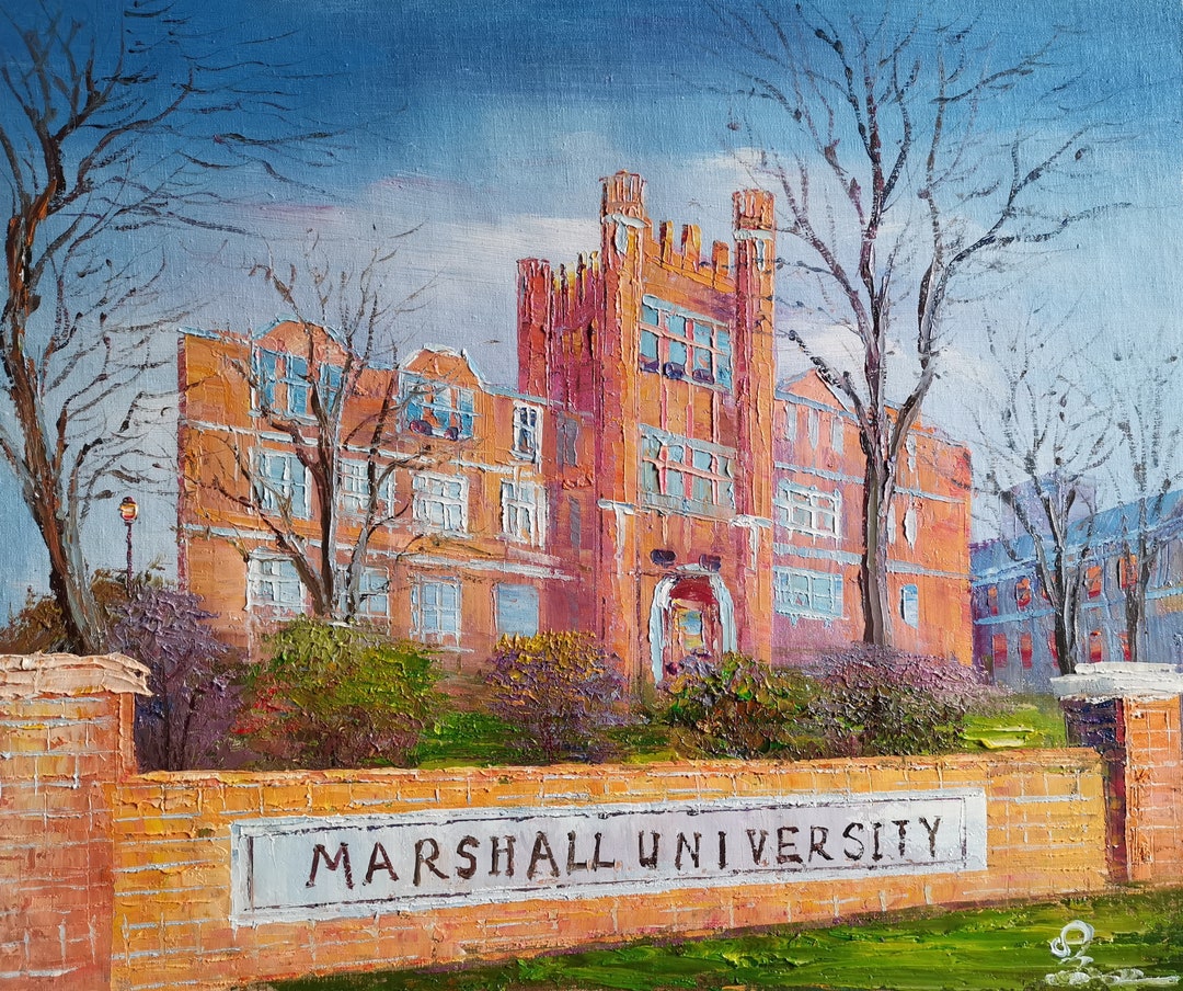 Old Main, Marshall University-koking Fort-z1100-home Decor Holiday ...