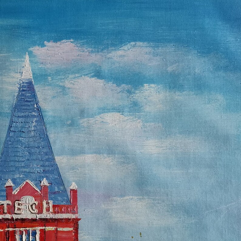 Tech Tower Georgia Institute of Technology-koking - Etsy