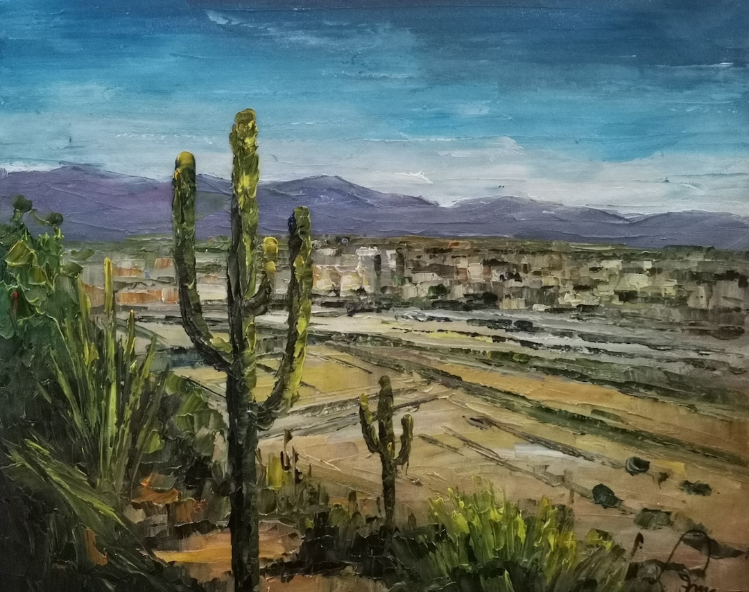 Tucson Skyline and Saguaro Tucson , Arizona-koking Fort-g436-home Decor ...