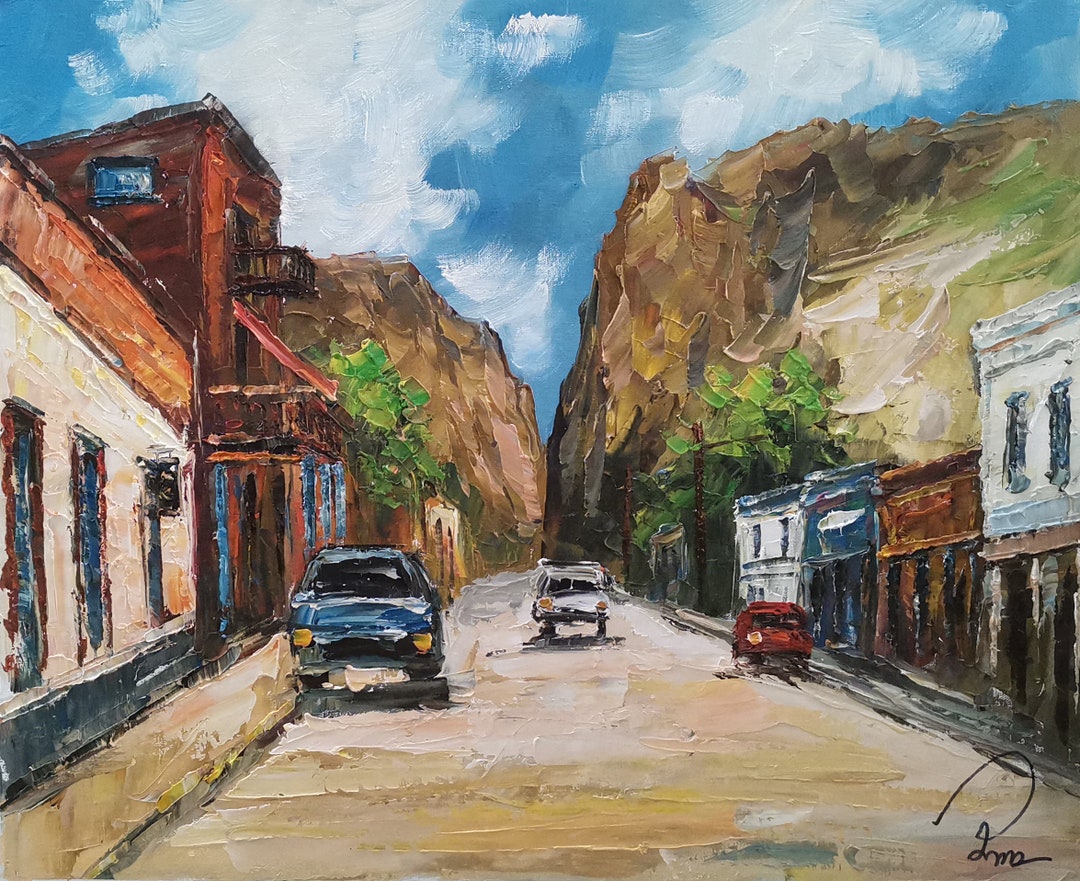 Downtown Creede Colorado-koking Fort-g396-home Decor Holiday Artwork ...