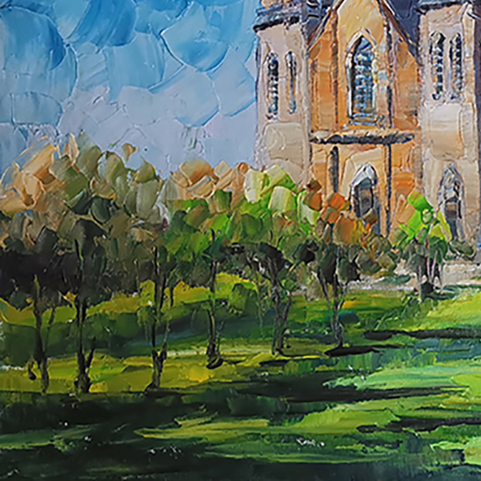 Sunny St. Thomas of Villanova Church, Villanova, Pennsylvania-koking ...