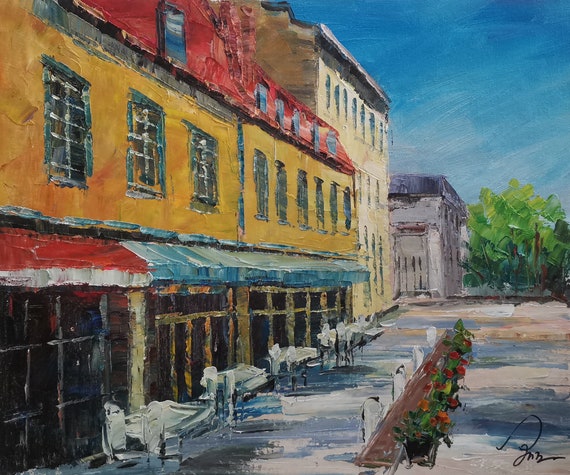 Rue Sainte-Anne Québec Auberge du Tresor-KoKing - Etsy Canada