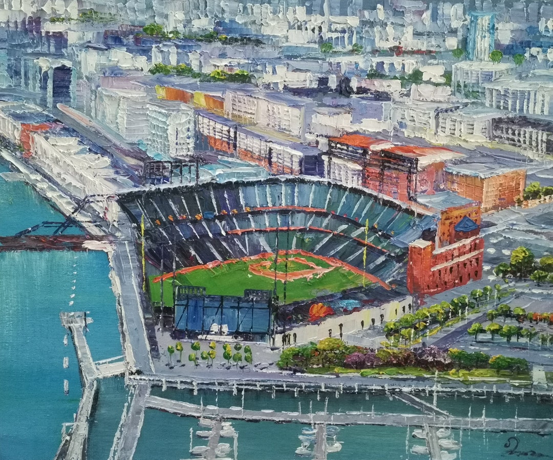Oracle Park in San Francisco-koking Fort-j99-home Decor Holiday Artwork ...