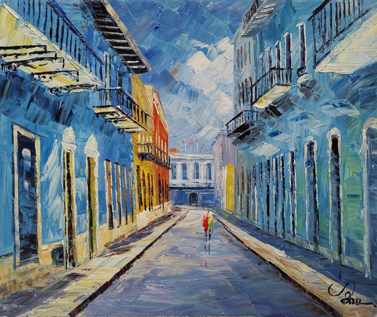 Street in San Juan Puerto Rico, the Old Town-koking Fort-k1529-home ...