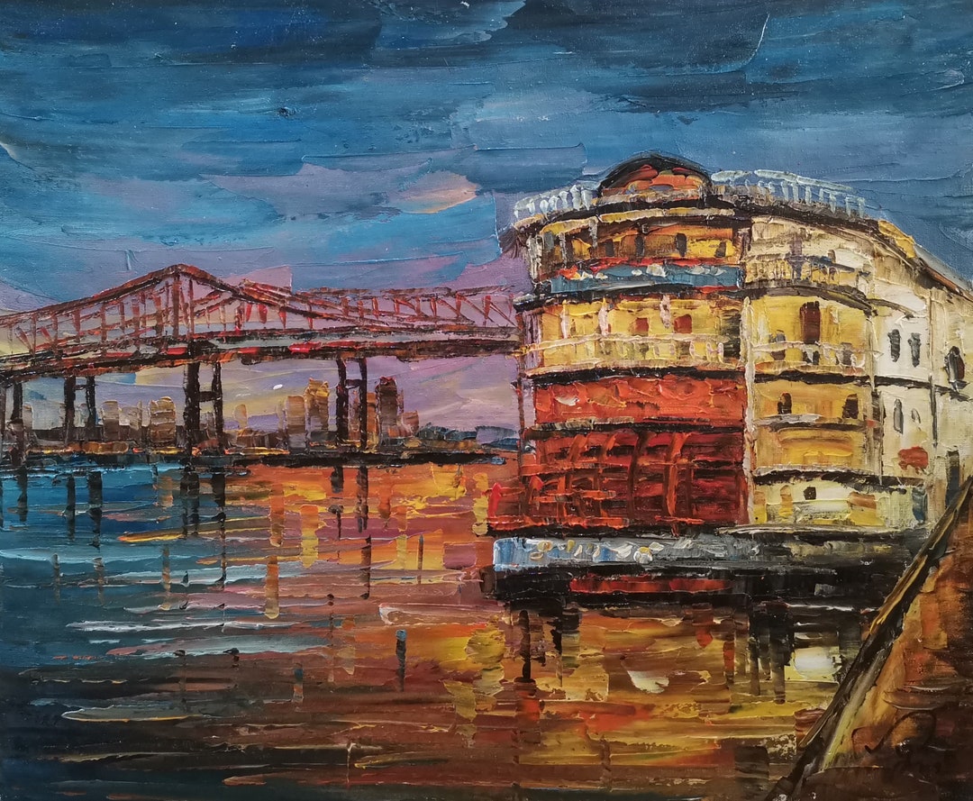 Mississippi River Bridge,baton Rouge,la-koking Fort-g542-home Decor ...