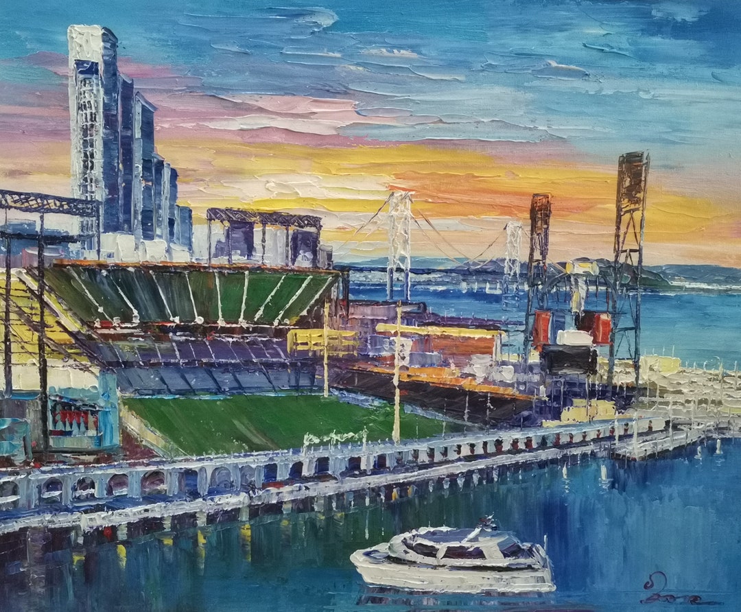 Oracle Park in San Francisco-koking Fort-j100-home Decor Holiday ...