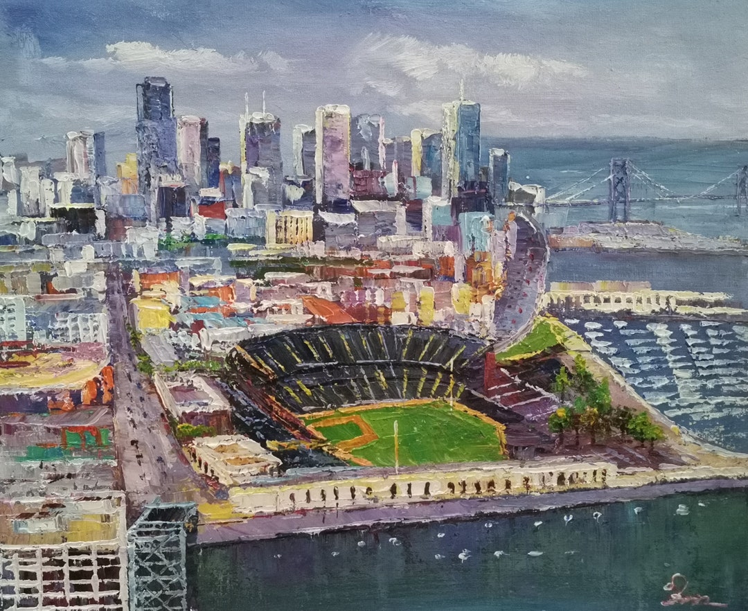 Oracle Park in San Francisco-koking Fort-j102-home Decor Holiday ...