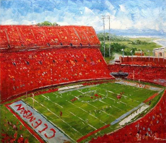 Memorial Stadiumtiger Clawclemson South Carolina-koking - Etsy
