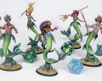 Painted Mermaid - Etsy
