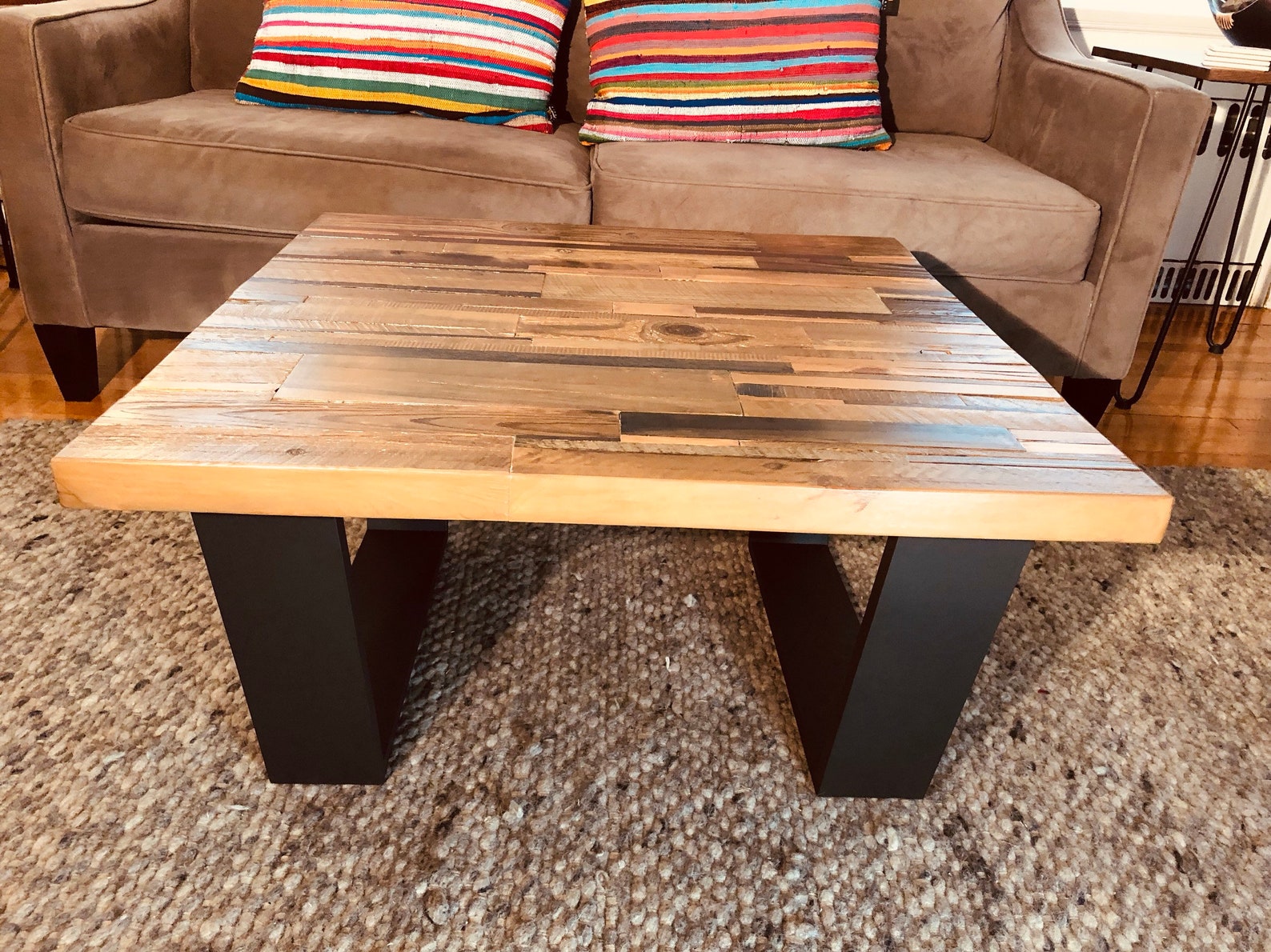 Coffee Table With Reclaimed Wood | Etsy