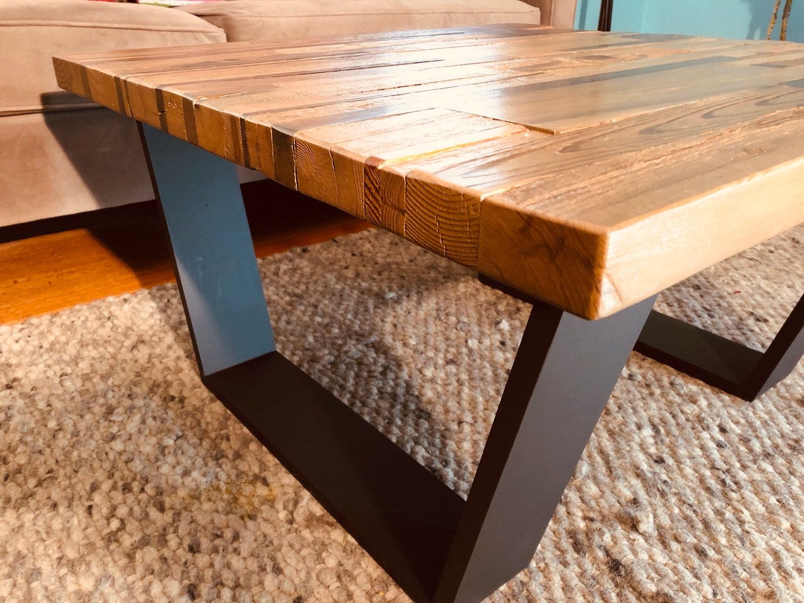 Coffee Table With Reclaimed Wood - Etsy