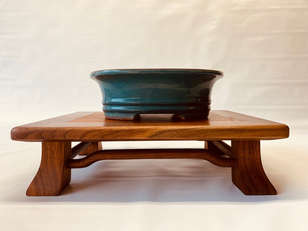 Bonsai Stand in Mahogany and Walnut #3: 10 X 13 - Etsy