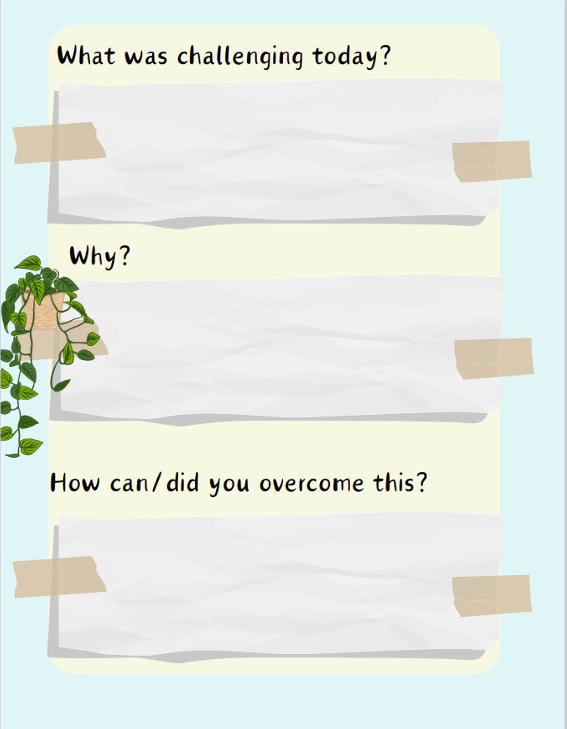 Daily Self Reflection Journal - Etsy