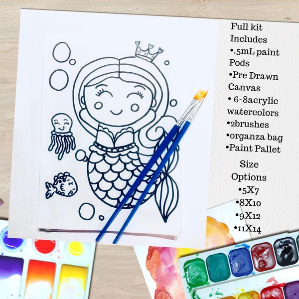 Mermaid Painting - Etsy