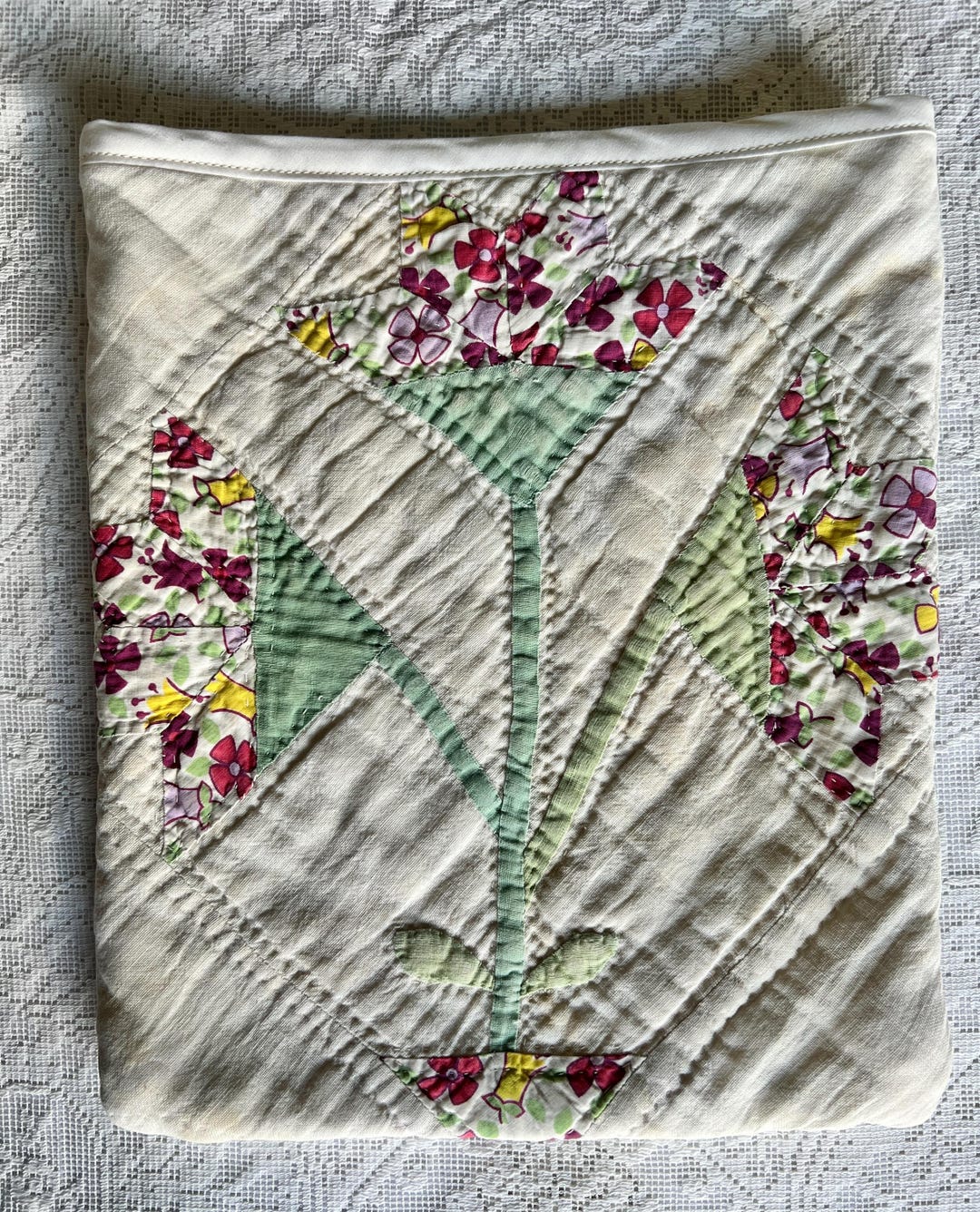 Quilted Sleeve for Books, Notebooks, Journals, or Tablets, Made From ...