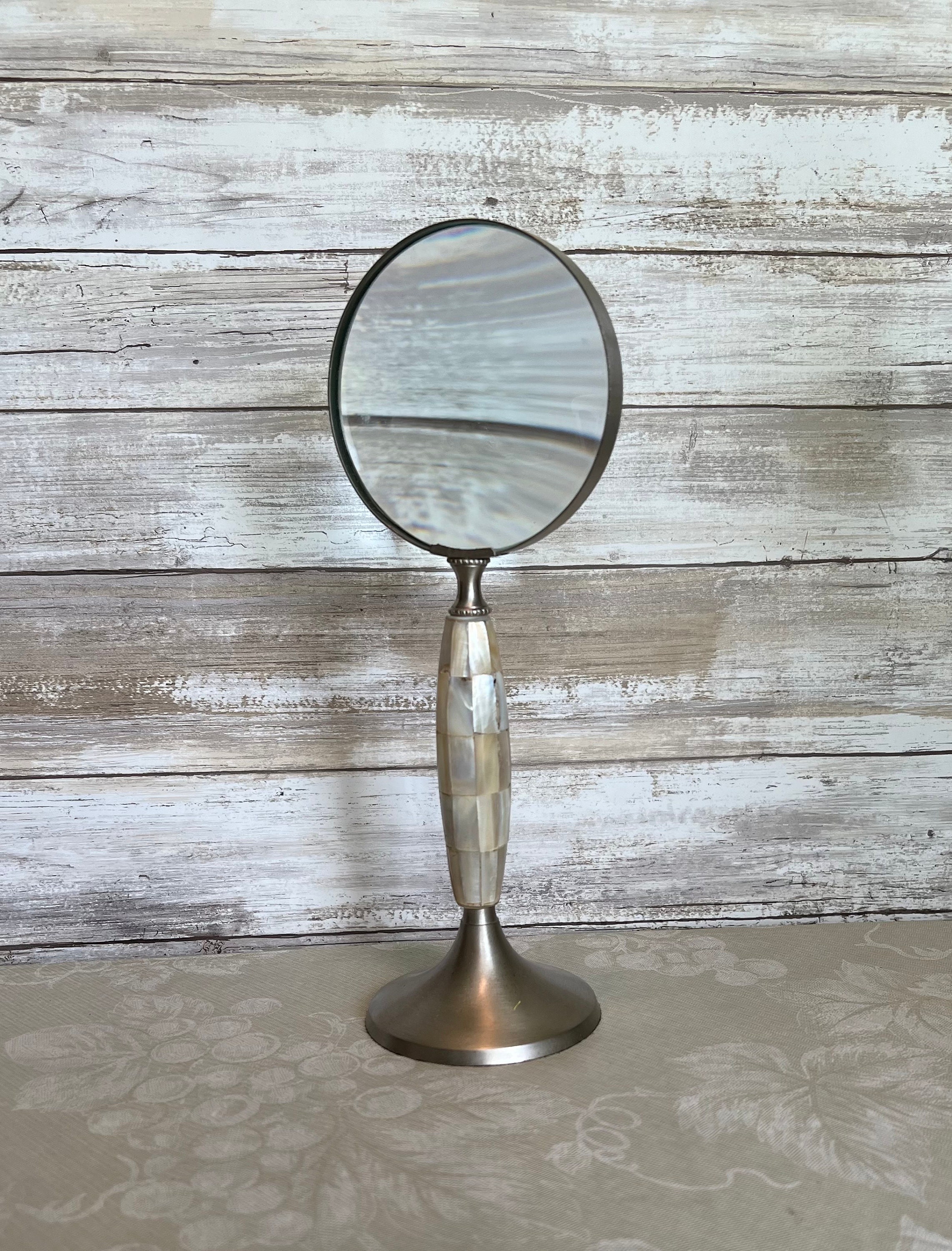 Antique Magnifying Glass On Stand