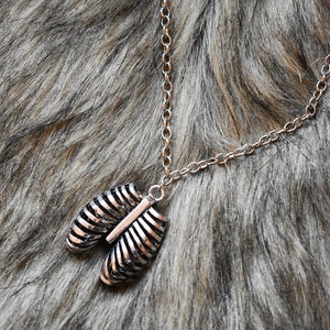 Rib Cage Pendant Necklace - Etsy