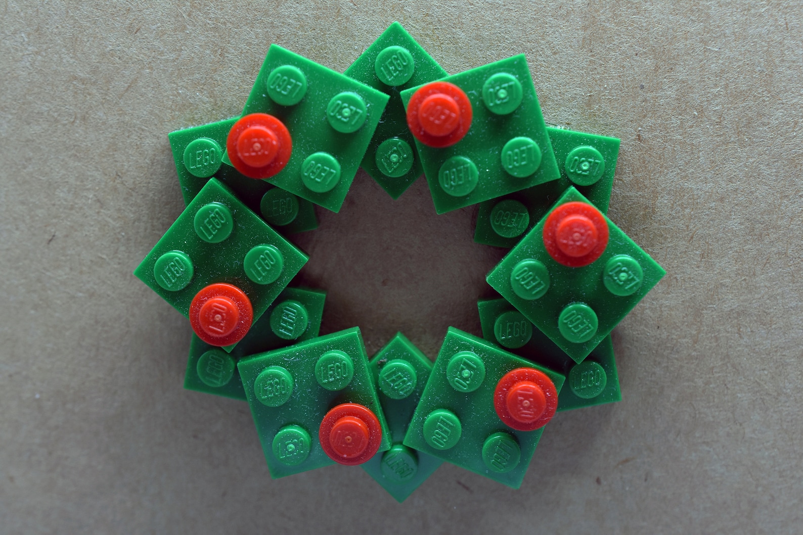 Christmas Card Made of Lego | Etsy