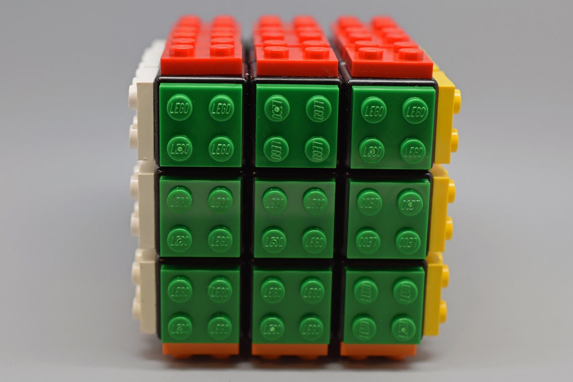 Rubik's-type Cube Made of Lego | Etsy