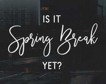 Spring Break Teacher Png - Etsy