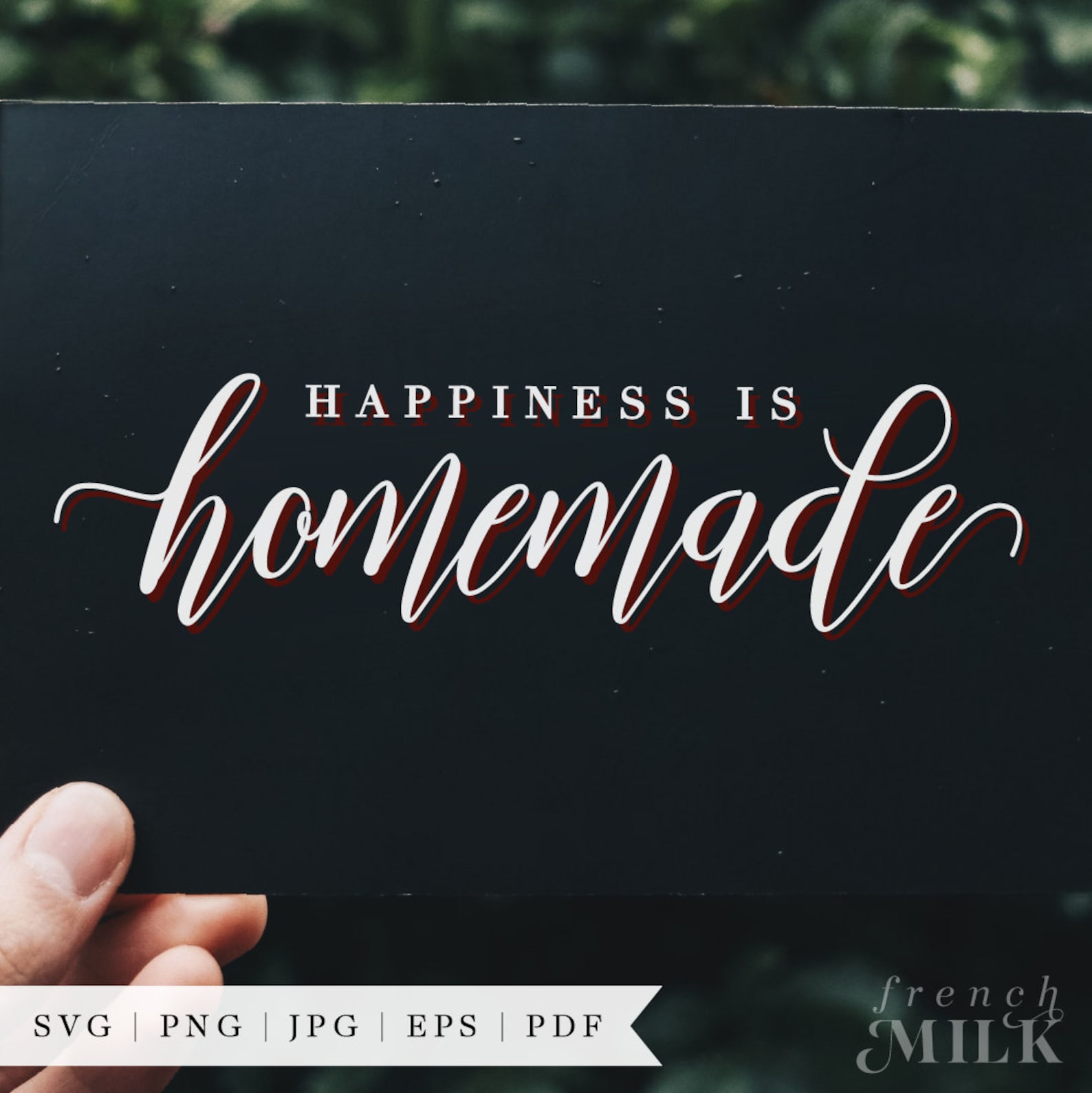 Happiness is Homemade Sign SVG Kitchen and Living Room Sign - Etsy