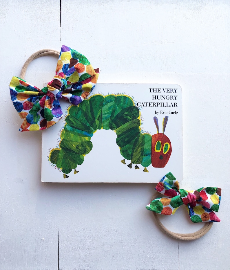 The Very Hungry Caterpillar Bows Caterpillar Headband Baby - Etsy
