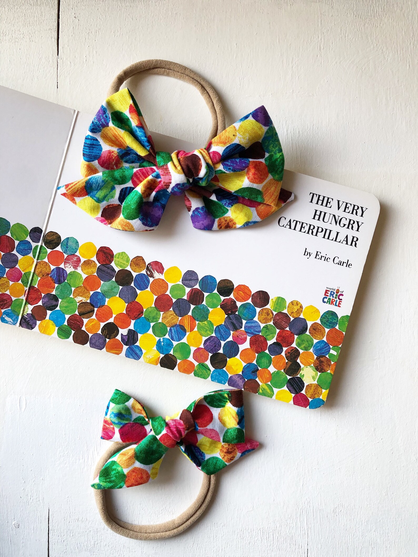 The Very Hungry Caterpillar Bows Caterpillar Headband Baby - Etsy