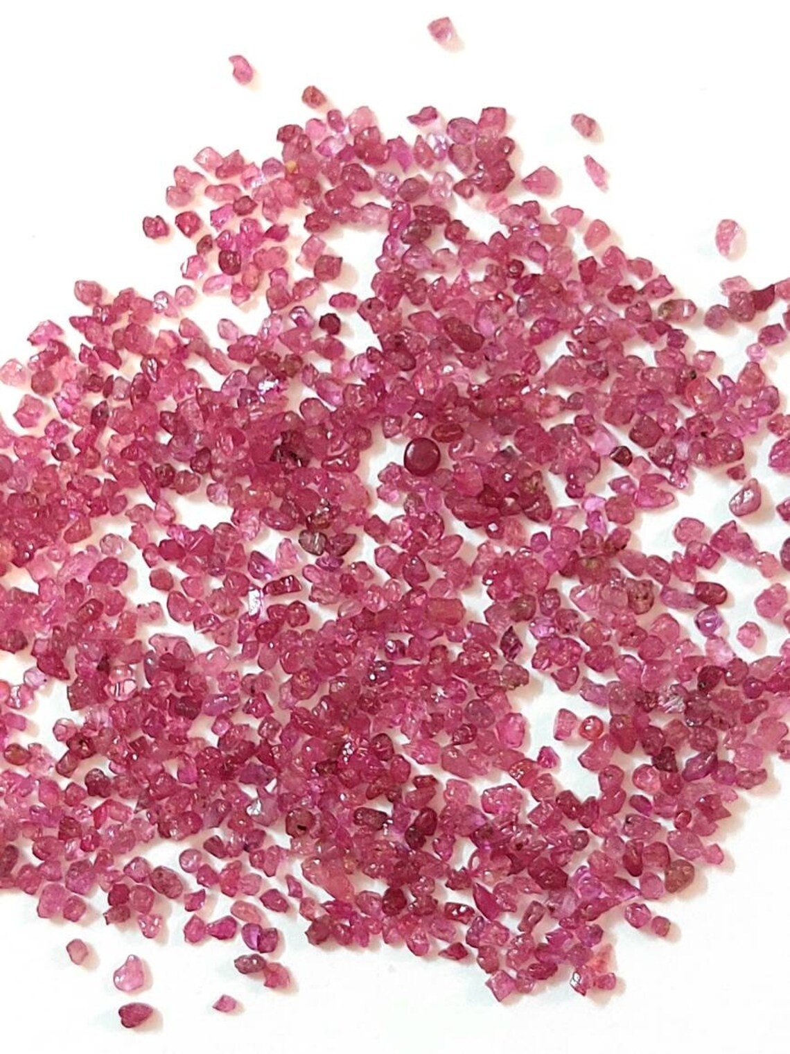 100 Pieces Tiny Natural Burma Ruby Raw /ruby Rough/ruby | Etsy