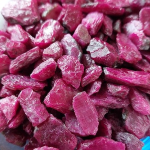 AAA+++ Large Natural Ruby Rough~ruby Gemstone ~ruby Raw~ Red Ruby ...