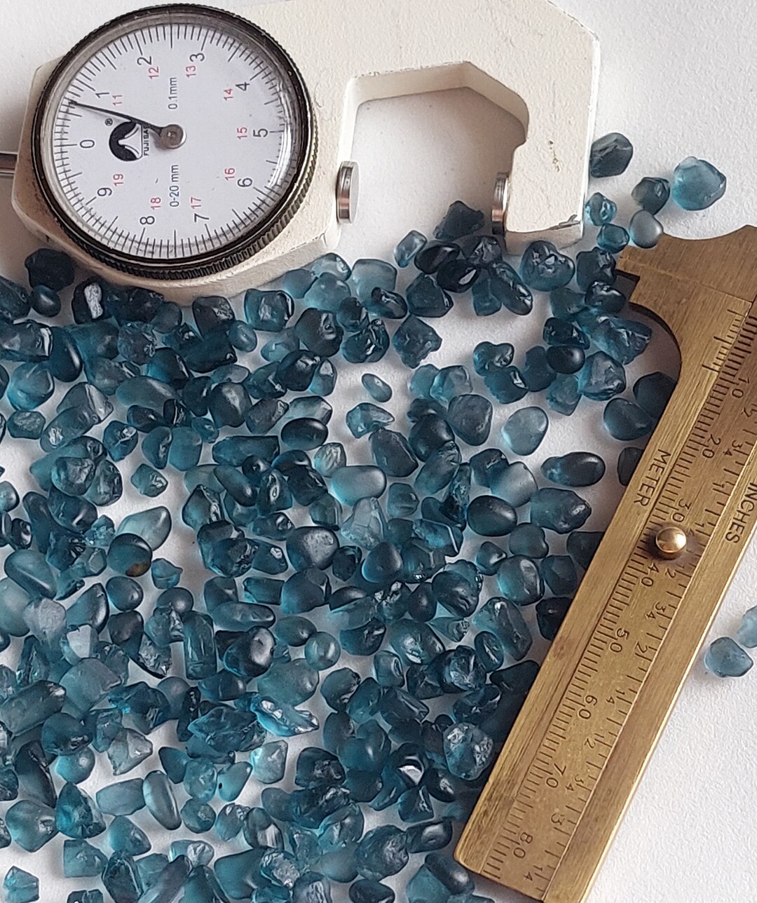 Natural London Blue Topaz Raw Gemstone: Rough Crystal for Jewelry (5MM ...