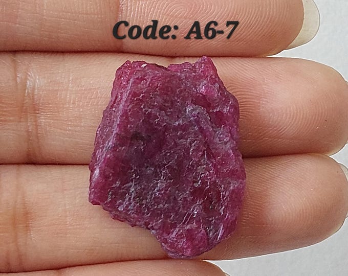 1 Piece, 100 % Natural Red Ruby Rough/ Ruby Rough Stone/raw Ruby Stone ...