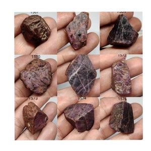 100 % Natural Ruby Rough/ruby Rough Stone/raw Ruby Crystal/ruby ...