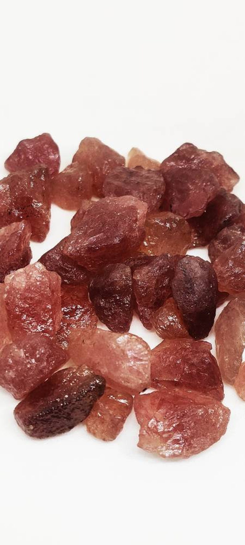 Extra Large Pink Strawberry Quartz Raw/strawberry Quartz - Etsy