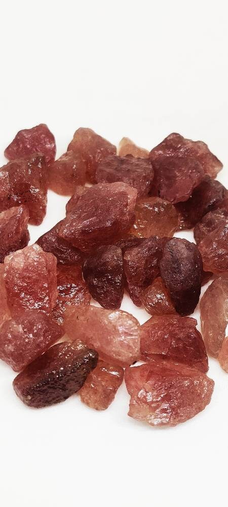 Extra Large Pink Strawberry Quartz Raw/strawberry Quartz - Etsy