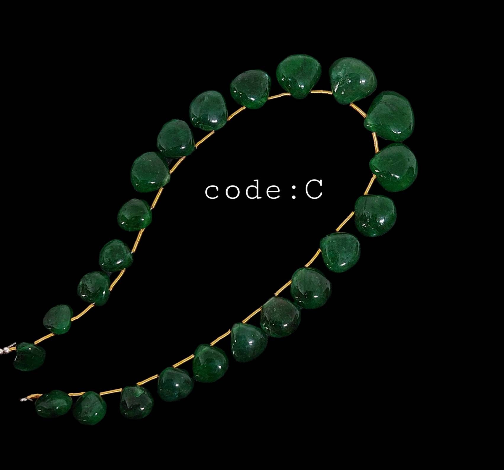 8beautiful Natural Green Emerald Beryl Smooth Heart - Etsy UK